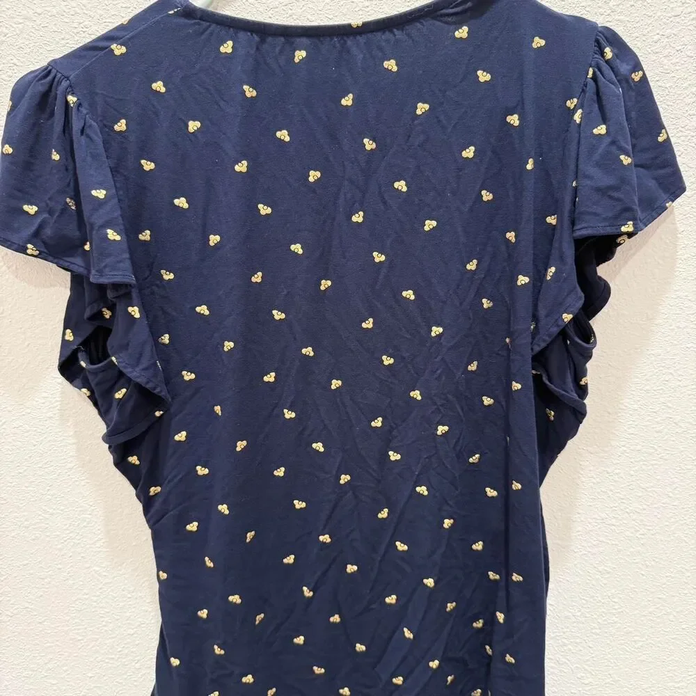 Boden | Tops | Boden Womens Navy And Blue Blouse | Poshmark